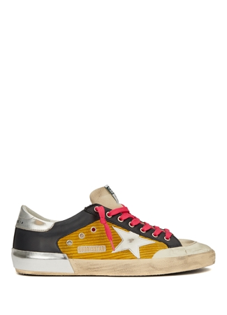 Golden Goose Erkek Superstar Colorblocked Deri Sneaker Sarı 39 EU Golden Goose Erkek Superstar Colorblocked Deri Sneaker Sarı 39 EU