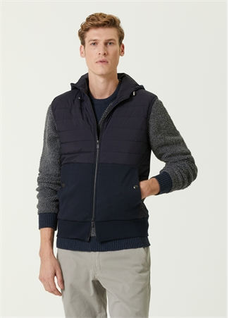 Beymen Collection Erkek Lacivert Kapüşonlu Kapitoneli Yelek S EU Beymen Collection Erkek Lacivert Kapüşonlu Kapitoneli Yelek S EU
