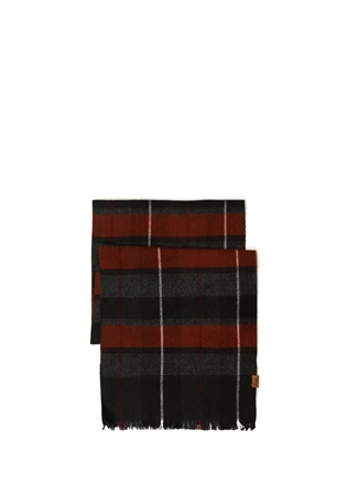 Beymen Club Erkek Turuncu Büyük Ekoseli Atkı EU