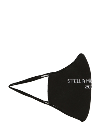Stella McCartney Kadın Siyah Logo Jakarlı Kayak Maskesi EU Stella McCartney Kadın Siyah Logo Jakarlı Kayak Maskesi EU