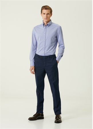 Brunello Cucinelli Erkek Lacivert Normal Bel Pantolon 54 IT Brunello Cucinelli Erkek Lacivert Normal Bel Pantolon 54 IT