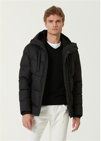 Beymen Club Erkek Siyah Kapüşonlu Puff Mont 48 EU Beymen Club Erkek Siyah Kapüşonlu Puff Mont 48 EU