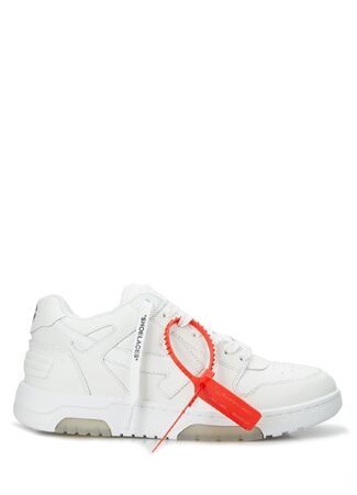 Off-White Kadın Beyaz Logolu Deri Sneaker 40 EU