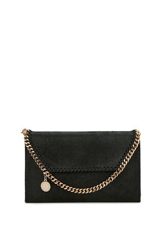 Stella McCartney Kadın Siyah Zincir Detaylı Çanta EU
