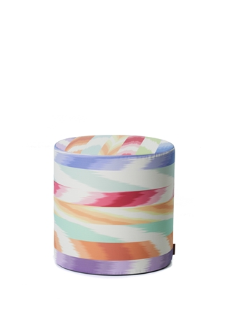 Missoni Home Alicante Colorblocked Desenli Puf Çok Renkli Missoni Home Alicante Colorblocked Desenli Puf Çok Renkli