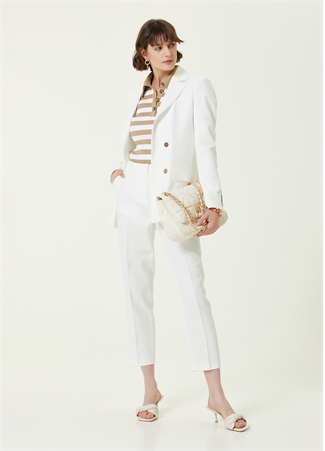 Network Kadın Slim Fit Ekru Pantolon Bej 42 EU Network Kadın Slim Fit Ekru Pantolon Bej 42 EU