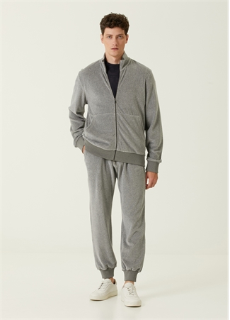Canali Erkek Gri Beli Kordonlu Jogger Eşofman Altı 54 IT Canali Erkek Gri Beli Kordonlu Jogger Eşofman Altı 54 IT