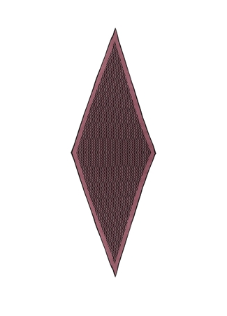 Pal Zileri Erkek Pembe Geometrik Desenli İpek Atkı EU