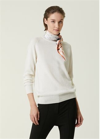 Beymen Collection Kadın Ekru Yün Kazak Beyaz S Beymen Collection Kadın Ekru Yün Kazak Beyaz S