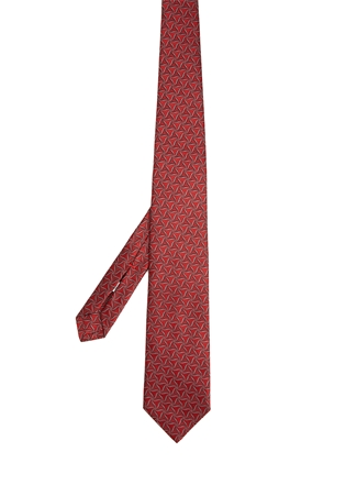 Isaia Erkek Colorblocked Geometrik Desenli İpek Kravat EU Isaia Erkek Colorblocked Geometrik Desenli İpek Kravat EU