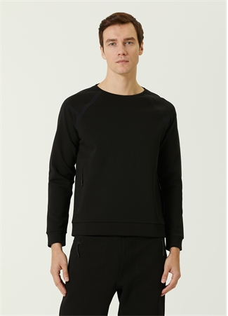 Isaora Erkek Siyah Reglan Kollu Sweatshirt S EU Isaora Erkek Siyah Reglan Kollu Sweatshirt S EU