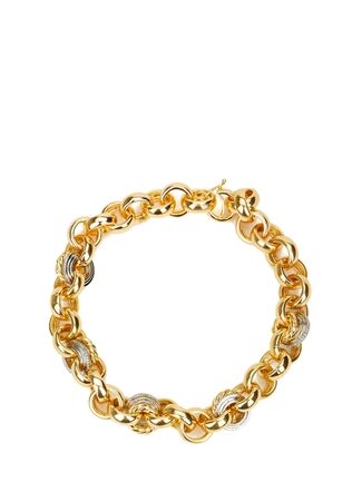 Beymen Club Kadın İç İçe Halka Detaylı Kolye Altın Rengi EU