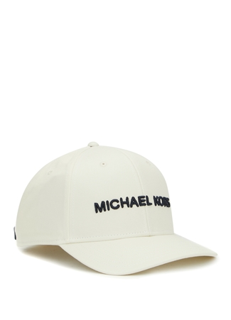 Michael Kors Erkek Beyaz Logo Nakışlı Şapka EU