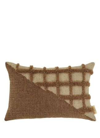 Handan Minval El Dokuması Yün Dekoratif Yastık Bej Handan Minval El Dokuması Yün Dekoratif Yastık Bej