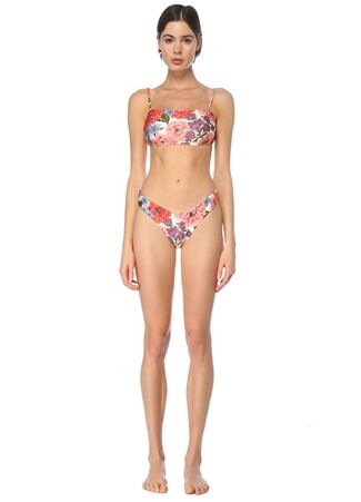 Zimmermann Kadın Poppy Pembe Çiçekli Bikini Takımı 0 Us