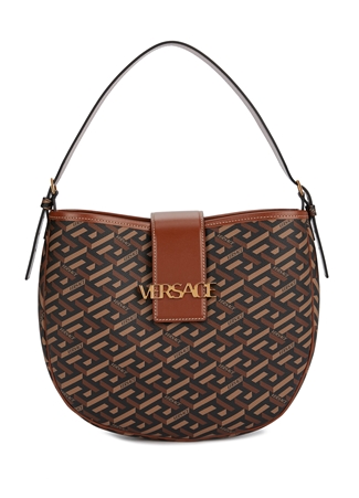 Versace Kadın Taba Logo Detaylı Çanta Turuncu EU Versace Kadın Taba Logo Detaylı Çanta Turuncu EU