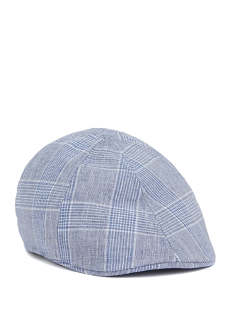 Stetson Erkek Mavi Çizgi Desenli Şapka 6 EU Stetson Erkek Mavi Çizgi Desenli Şapka 6 EU