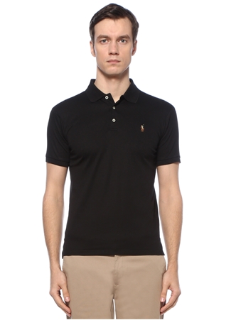 Polo Ralph Lauren Erkek Siyah Yaka T-shirt XS EU