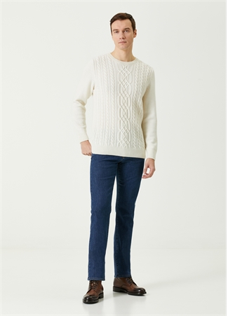 Canali Erkek Mavi Boru Paça Jean Pantolon Lacivert 60 IT Canali Erkek Mavi Boru Paça Jean Pantolon Lacivert 60 IT
