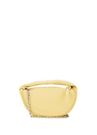 By Far Kadın Krem Deri Çanta Bej Eu