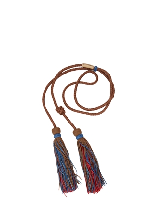 Pal Zileri Erkek Kahverengi Püskül Detaylı Deri Kemer 95 EU Pal Zileri Erkek Kahverengi Püskül Detaylı Deri Kemer 95 EU