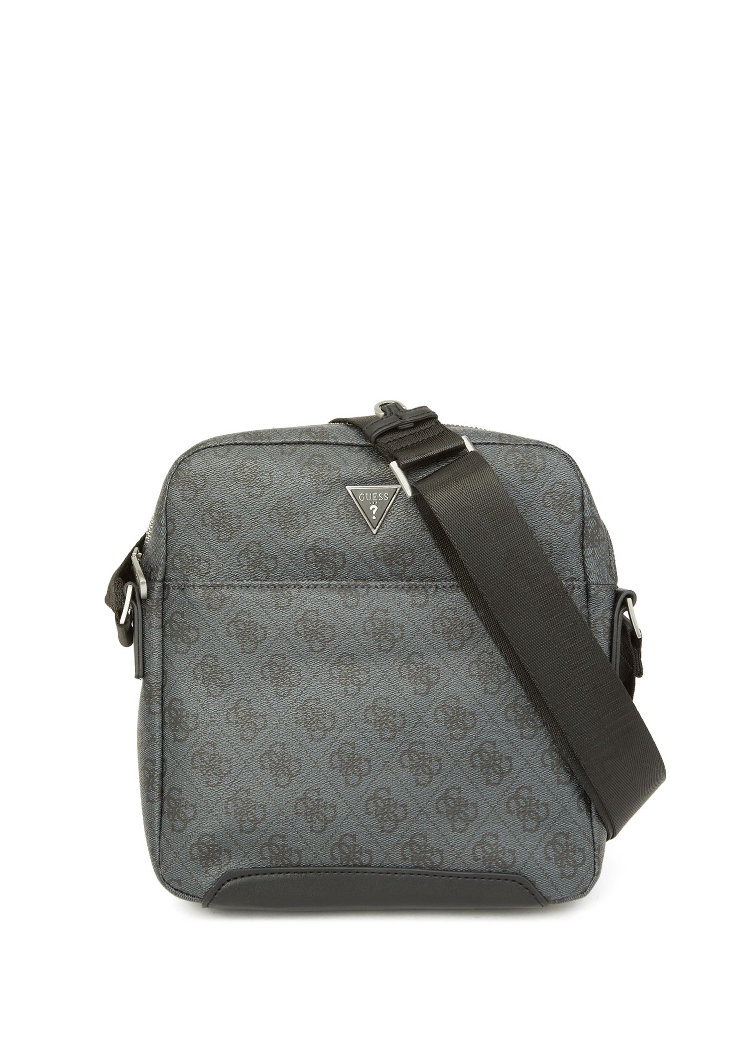 Black Guess Black Men Turin Mini Black Men's Crossbody Bag 1778575 | Beymen