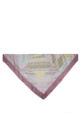 Missoni Kadın Pembe Desenli Eşarp EU