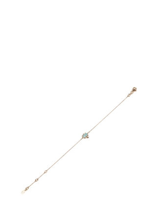 Collection-Selda Jewellery Kadın Art Of Giving Küçük Turkuaz Mineli Göz Bileklik Altın Rengi EU Collection-Selda Jewellery Kadın Art Of Giving Küçük Turkuaz Mineli Göz Bileklik Altın Rengi EU