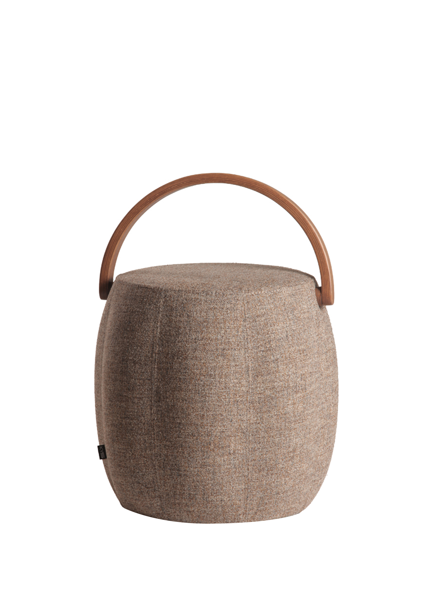 KYS Tasarım - Miss Koyu Bej Bakraç Puf - Koyu Bej