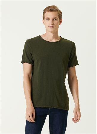 American Vintage Erkek Sonoma Haki Basic T-shirt S EU