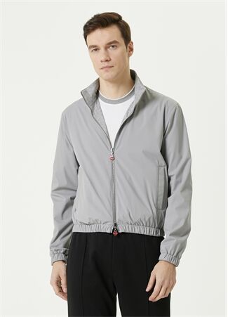 Kiton Erkek Gri Çift Taraflı Mont 48 IT