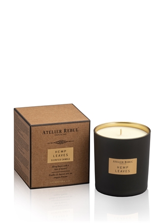 Atelier Rebul Hemp Leaves Mum 210 gr Çok Renkli Atelier Rebul Hemp Leaves Mum 210 gr Çok Renkli