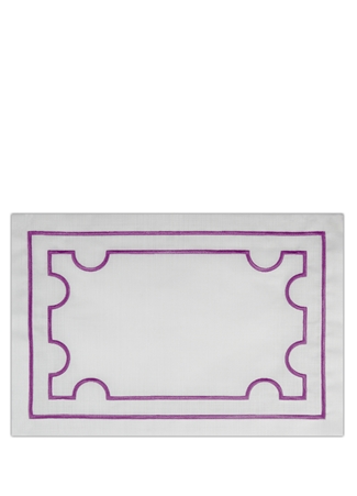 Baci Milano Mor Kenarı Nakışlı 30x45 Cm Amerikan Servis Baci Milano Mor Kenarı Nakışlı 30x45 Cm Amerikan Servis