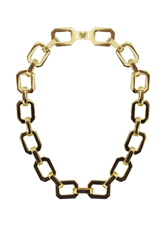 Ponponiere Kadın Mira Gold Zincir Formlu Kolye Altın Rengi EU Ponponiere Kadın Mira Gold Zincir Formlu Kolye Altın Rengi EU