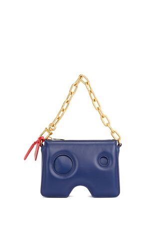 Off-White Kadın Lacivert Deri Çanta EU Off-White Kadın Lacivert Deri Çanta EU