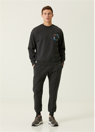 Canali X 8on8 Erkek Antrasit Beli Kordonlu Jogger Eşofman Altı Gri 46 IT Canali X 8on8 Erkek Antrasit Beli Kordonlu Jogger Eşofman Altı Gri 46 IT
