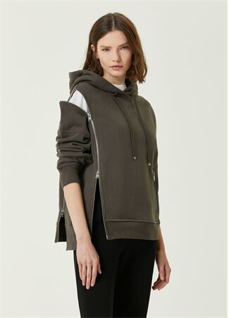 Qollanchi Kadın SWEATSHIRT Haki L EU