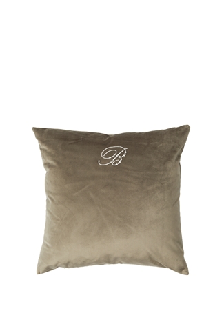 Blumarine Home Blu Velvet Vizon 42x42 cm Dekoratif Yastık Gri Blumarine Home Blu Velvet Vizon 42x42 cm Dekoratif Yastık Gri