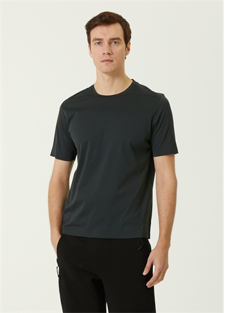 Isaora Erkek Perfect Antrasit Logolu T-shirt Gri S EU