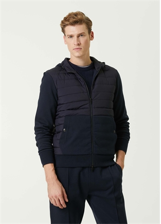 Beymen Collection Erkek Lacivert Kapüşonlu Kapitoneli Mont S EU Beymen Collection Erkek Lacivert Kapüşonlu Kapitoneli Mont S EU