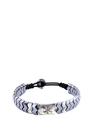 Kayra Khan Erkek Viking Boncuklu Gümüş Rengi Bileklik EU Kayra Khan Erkek Viking Boncuklu Gümüş Rengi Bileklik EU