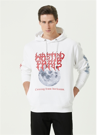 Wasted Erkek Darkness Beyaz Kapüşonlu Sweatshirt Xl Eu Wasted Erkek Darkness Beyaz Kapüşonlu Sweatshirt Xl Eu