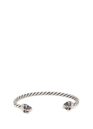 Academia Erkek Kuru Kafa Detaylı Bilezik Gri EU IT