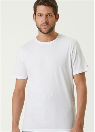 John Frank Erkek Beyaz Basic T-shirt L Eu John Frank Erkek Beyaz Basic T-shirt L Eu