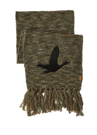 Beymen Club Kadın Haki Püsküllü Kuş Patchli Yün Atkı EU