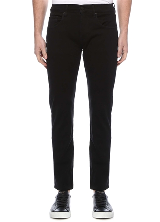 7 For All Mankind Erkek Slimmy Tapered Fit Siyah Jean Pantolon 30 US