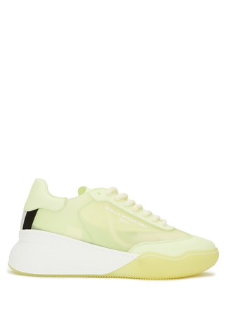 Stella McCartney Kadın Loop Lace Up Sarı Sneaker 36 EU