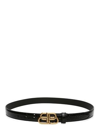 Balenciaga Kadın Siyah Logo Tokalı Deri Kemer 85 EU Balenciaga Kadın Siyah Logo Tokalı Deri Kemer 85 EU