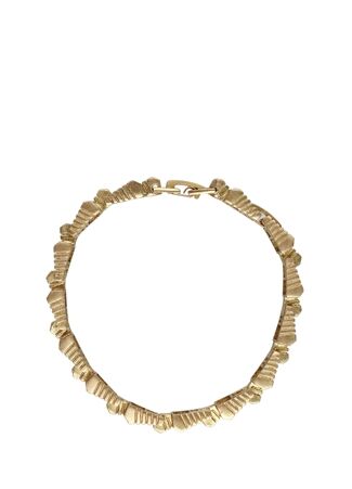 Ponponiere Kadın Glam Geometrik Formlu Bileklik Altın Rengi EU