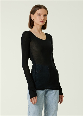 American Vintage Kadın Siyah Yuvarlak Yaka T-shirt S EU American Vintage Kadın Siyah Yuvarlak Yaka T-shirt S EU